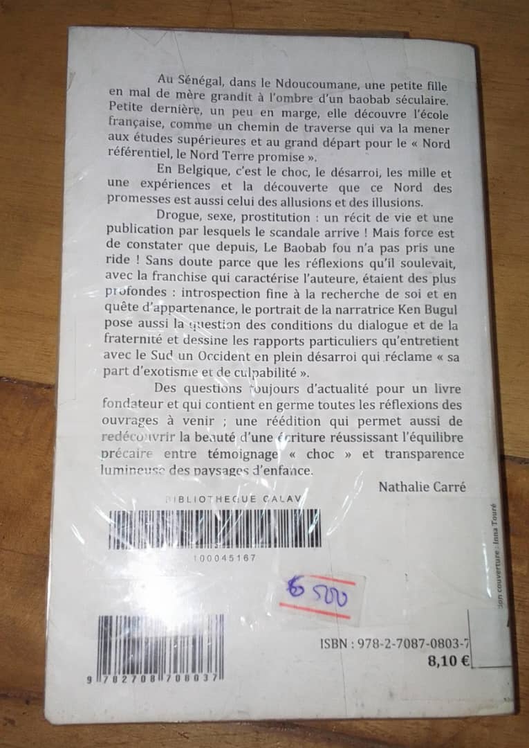 Le Baobab fou de Ken Bugul - L'ivre Du Livre